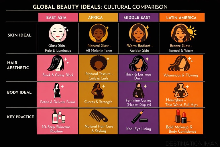 Beauty Through Different Cultures: How Ideals Change Around the World ...